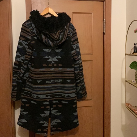 BB Dakota | Jackets & Coats | Bb Dakota Aztec Hooded Trench Coat | Poshmark